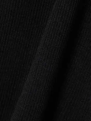 NILI LOTAN Lottie Ribbed Tank Top - Black