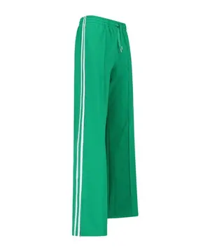 P.a.r.o.s.h Logo Embroidered Straight Leg Trousers - Green