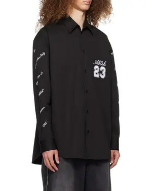 Off-White Buttoned Long-sleeved Shirt
