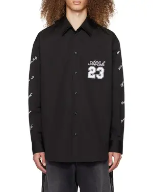 Off-White Buttoned Long-sleeved Shirt