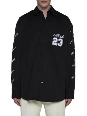 Off-White Buttoned Long-sleeved Shirt