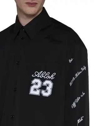 Off-White Buttoned Long-sleeved Shirt