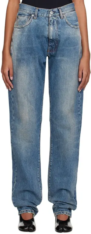 MAISON MARGIELA Distressed Denim Trousers - No