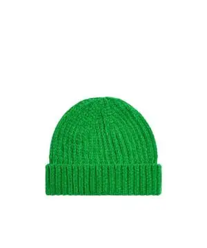 Bottega Veneta Brimless Ribbed Knit Cap - Green