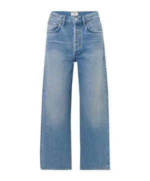 AGOLDE High-waist Wide-leg Denim Trousers