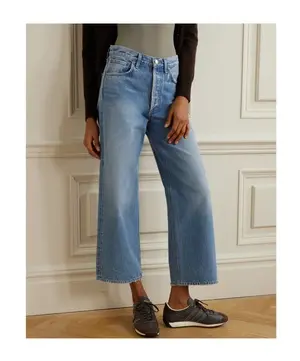 AGOLDE High-waist Wide-leg Denim Trousers