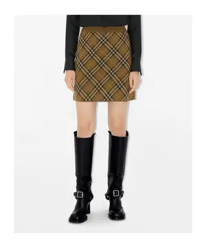 Burberry Check Mini Skirt