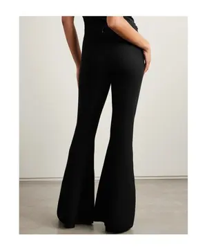 Gabriela Hearst Ayala Knitted Flare Pants - Black