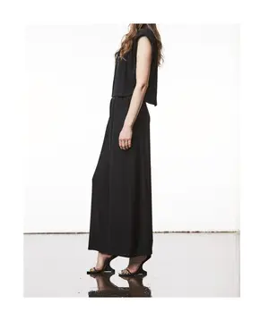 THOM KROM Sleeveless Pleated Shirt