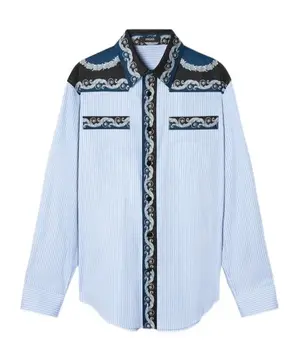 Versace Striped-print Shirt
