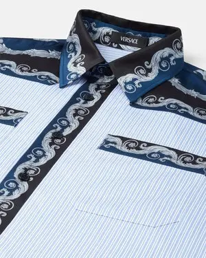 Versace Striped-print Shirt
