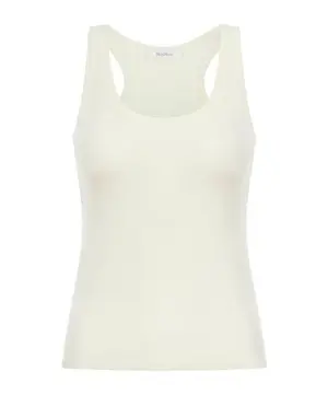 Max Mara Sleeveless Top With Rib Details