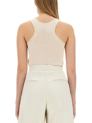 Max Mara Sleeveless Top With Rib Details
