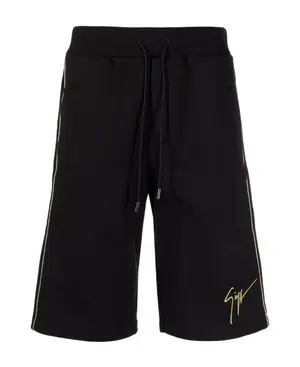 GIUSEPPE ZANOTTI Logo Embroidered Drawstring Track Shorts