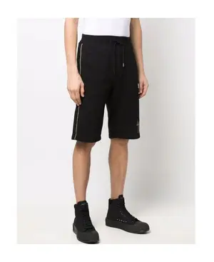 GIUSEPPE ZANOTTI Logo Embroidered Drawstring Track Shorts