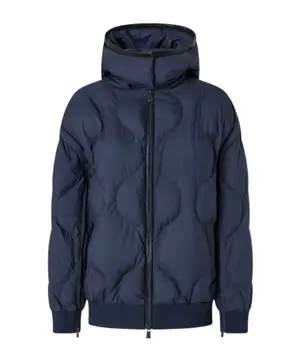 Pinko Cavia Hooded Bomber Jacket With Detachable Cape Sleeves
