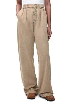 Loewe High Waist Wide Leg Denim Jeans