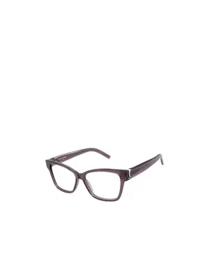 Saint Laurent Rectangular Eyeglasses - Gray