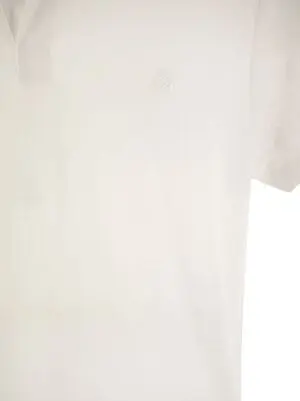 Vilebrequin Short-sleeved Linen Polo Shirt - White