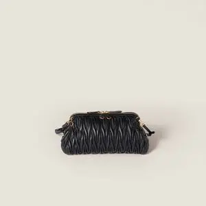 Miu Miu Matelassé Zipped Shoulder Bag