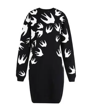 Alexander McQueen Swallow Print Knit Dress