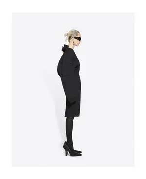 Balenciaga Drop Shoulder Zipped Dress