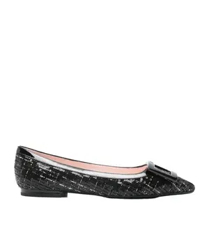 ROGER VIVIER Gommettine Ballerinas With Square Buckle