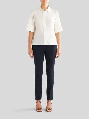 Etro Striped Tailored Trousers - Black