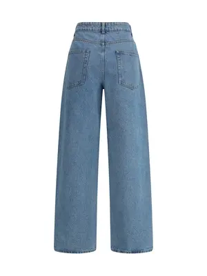 RÓHE Signature Baggy Fit Jeans - Blue