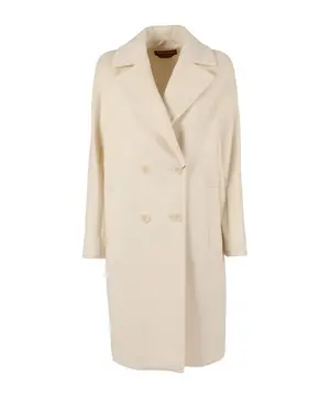 Max Mara Studio Button Detailed Outerwear For Women