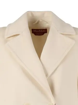 Max Mara Agenda Double-breasted Coat - White