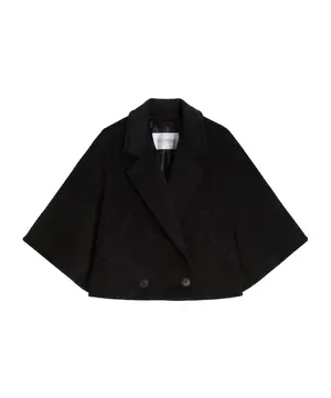 Max Mara Collared Button Detailed Jacket - Black