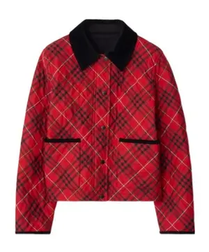 Burberry Checke Quilted Jacket