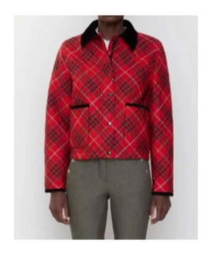Burberry Checke Quilted Jacket