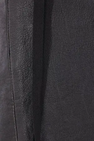 ANN DEMEULEMEESTER Jolien Lace-up Leather Mini Skirt