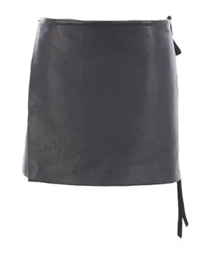 ANN DEMEULEMEESTER Wrap Mini Skirt