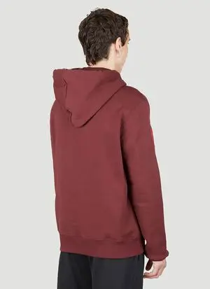 LANVIN Curb Lace Hoodie - Red