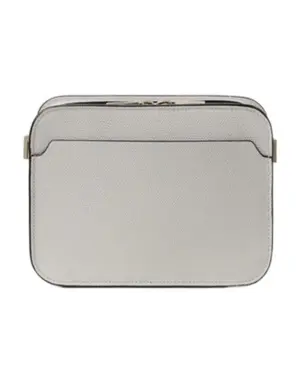 VALEXTRA Logo Shoulder Bag - Gray
