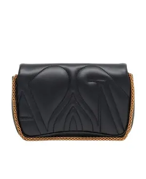 Alexander McQueen The Seal Mini Crossbody Bag - Black