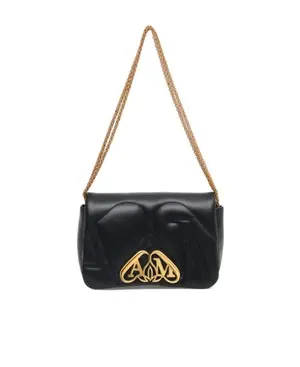 Alexander McQueen The Seal Mini Crossbody Bag - Black