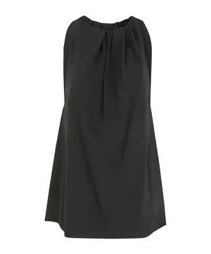 Rick Owens Sleeveless Draped Neck Blouse