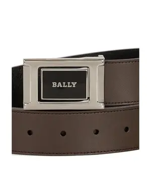 Bally Logo Belt - Brown