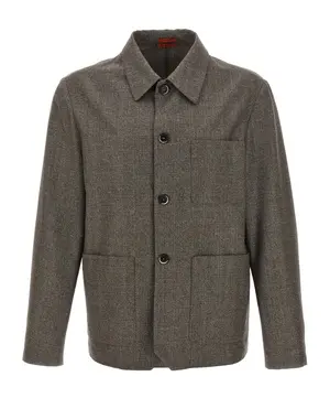 Barena Venezia Visal Buttoned Overshirt - Green