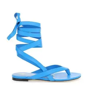 Attico The Lace-up Flat Sandals