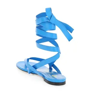 Attico The Lace-up Flat Sandals