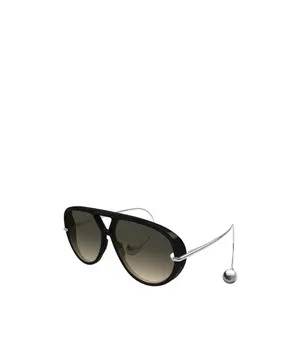 Bottega Veneta Shield Sunglasses - Black