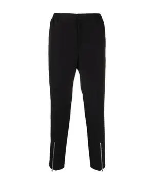 Alexander McQueen Zip-detail Relaxed Trousers - Black