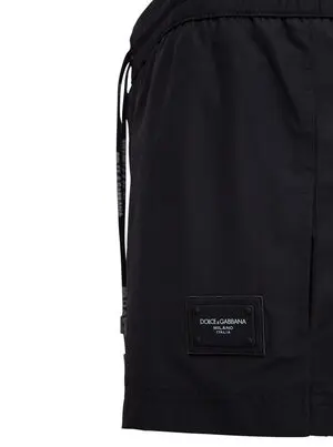 Dolce & Gabbana Logo Swim Shorts - Black