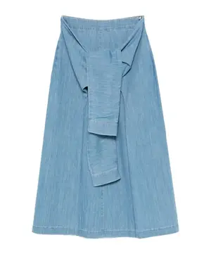 Fabiana Filippi Belted Denim Skirt