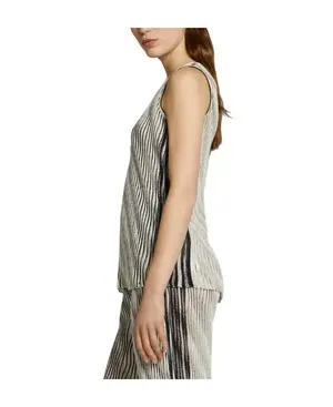 Missoni Sleeveless Round Collar Vest